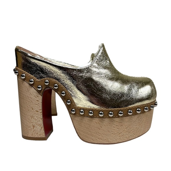 Christian Louboutin | Shoes | New Christian Louboutin Joan Genuine Clog ...
